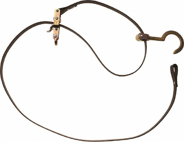 Klein Tools - 7' Long, Swivel Hook Adjustable Nylon Strap Anchor ...