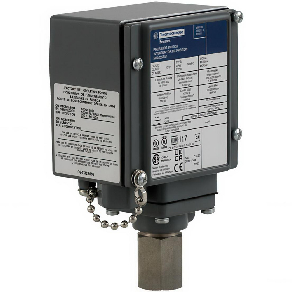 Square D - 4, 13 and 4X NEMA Rated, SPDT-DB, 170 to 5,600 psig ...