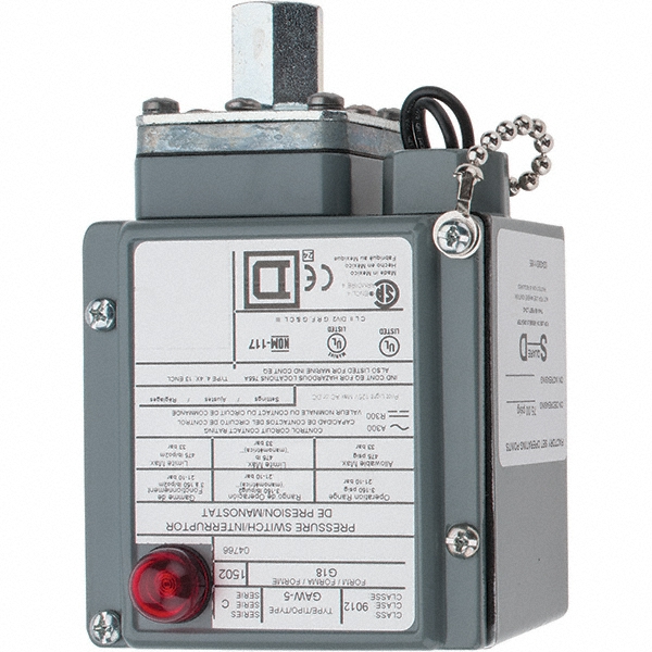 Square D - 4, 13 and 4X NEMA Rated, SPDT-DB, 3 to 150 psig ...