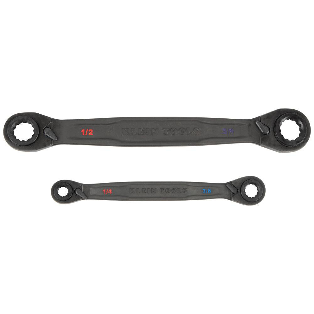 Klein Tools - Box Wrench Set: 2 Pc, 1/4 - 3/4 in Wrench | MSC Direct