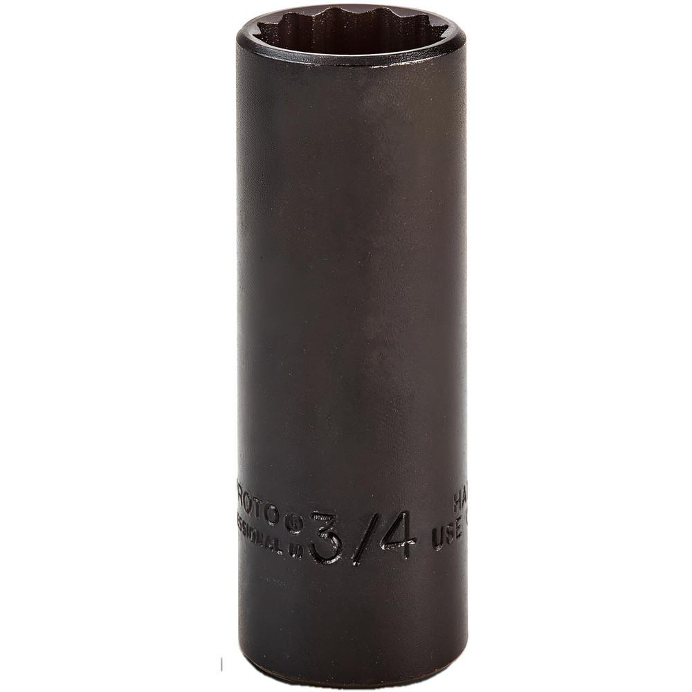 Proto - Deep Hand Socket: 3/8" Drive, 3/4" Socket, 12-Point | MSC Direct