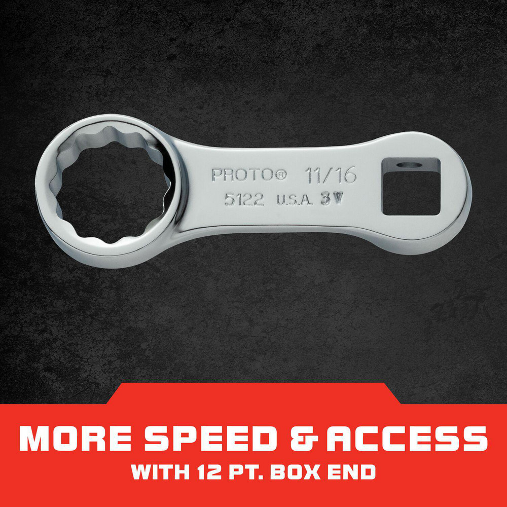 Proto - Proto Open End Torque Adapter: 11/16", 3/8" Drive | MSC Direct