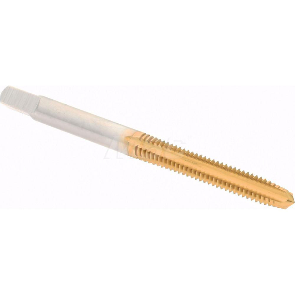 Hertel - Straight Flute Tap: #8-32 UNC, 4 Flute, Plug Chamfer, 2B Class ...