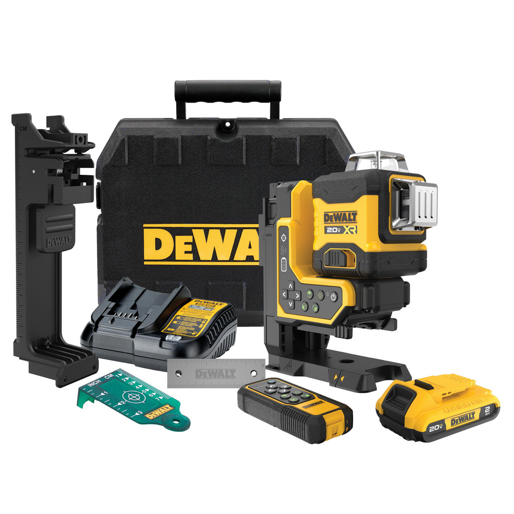 DeWALT - Laser Levels: Level Type: 3-Point, Self-Leveling Cross Line ...