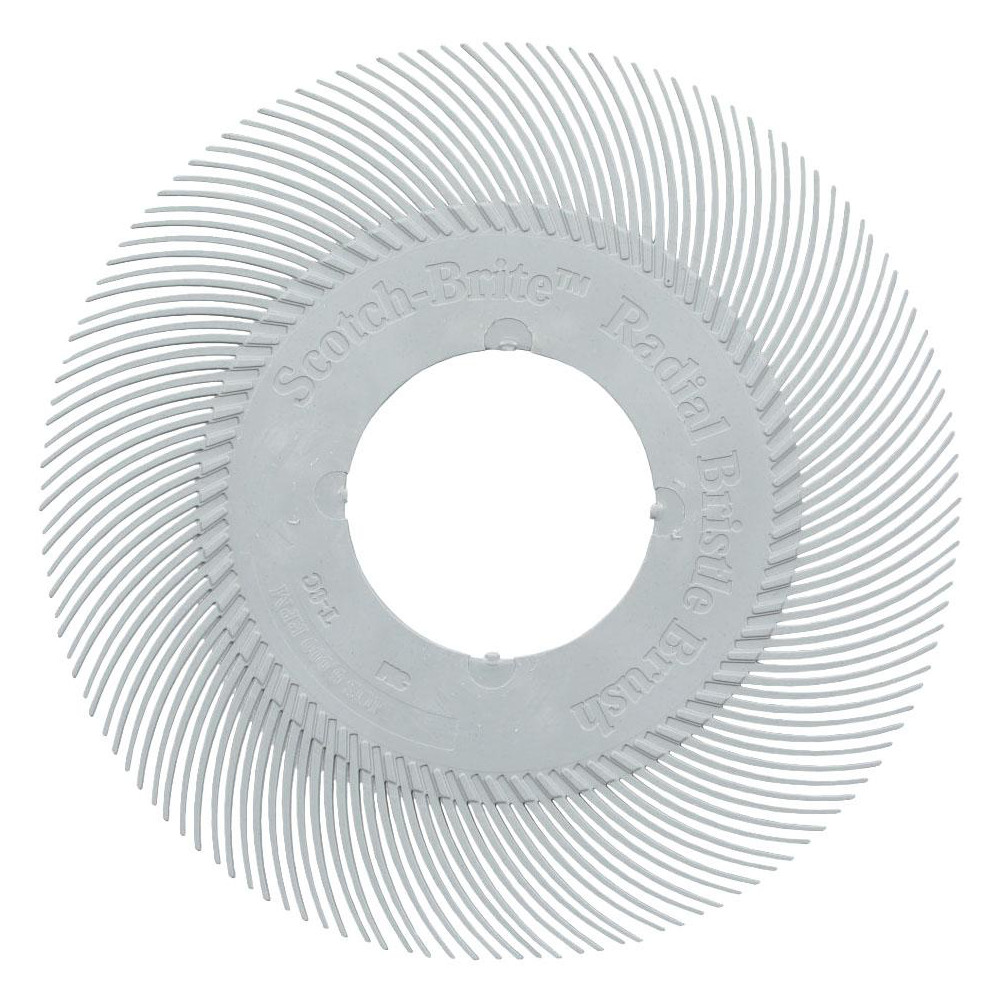 3M - Radial Bristle Brushes: Outside Diameter (Inch): 6; Abrasive ...