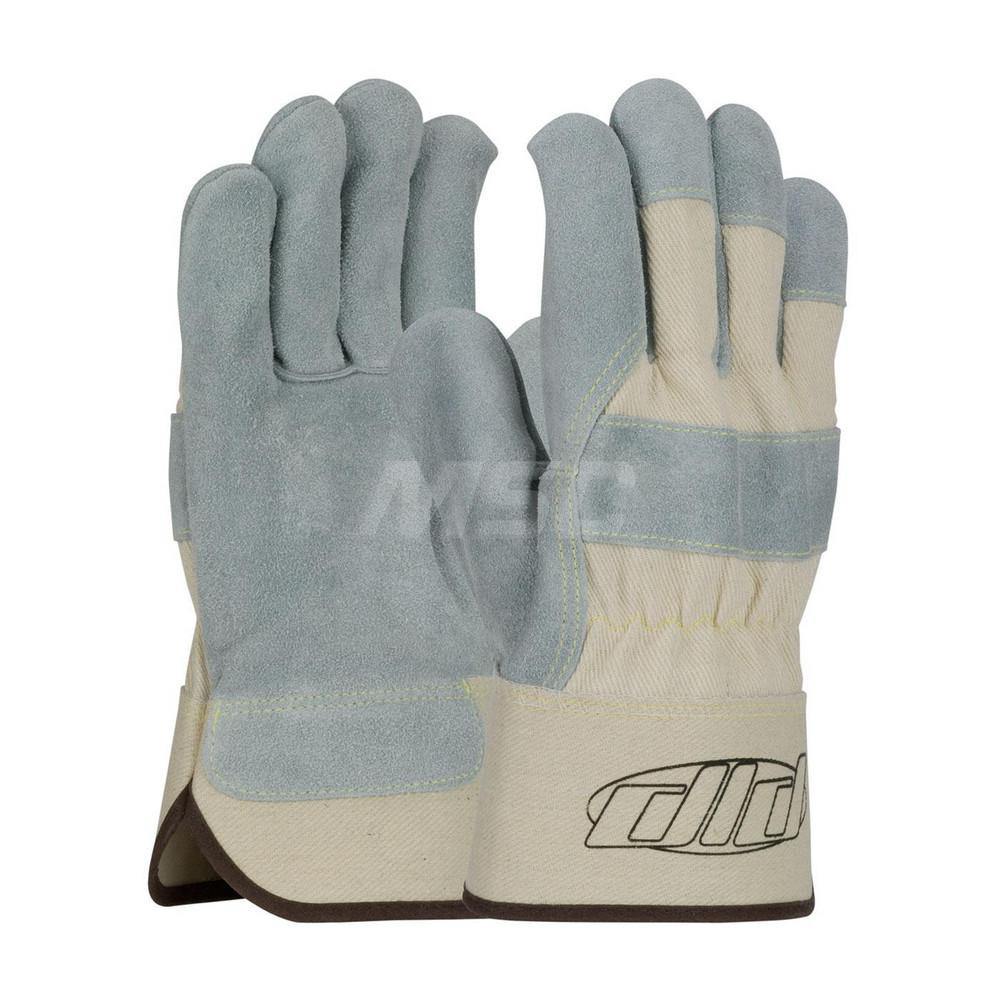 PIP - Work Gloves: PiP Size X-Large, Cotton Lined, Leather, General ...
