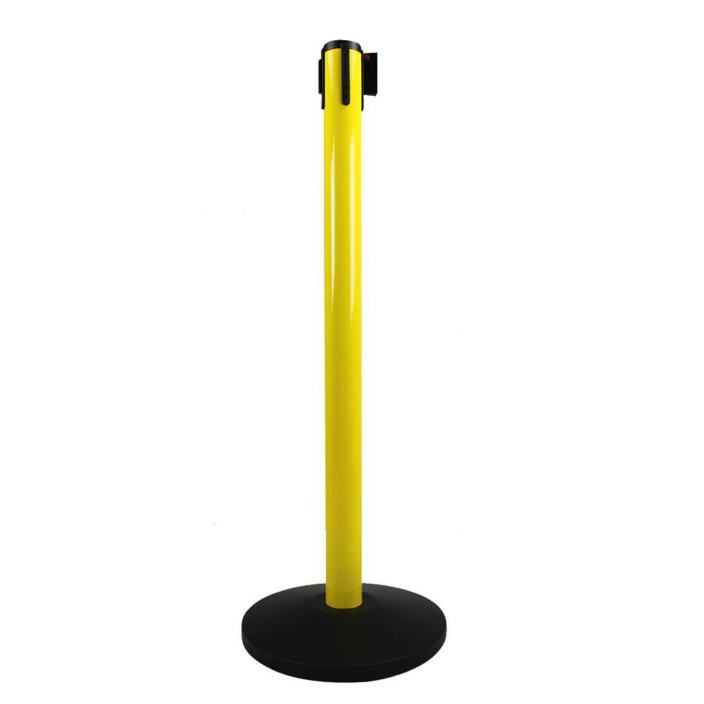 PRO-SAFE - Free Standing Retractable Belt Barrier Post: 40" High, 2-1/2 ...