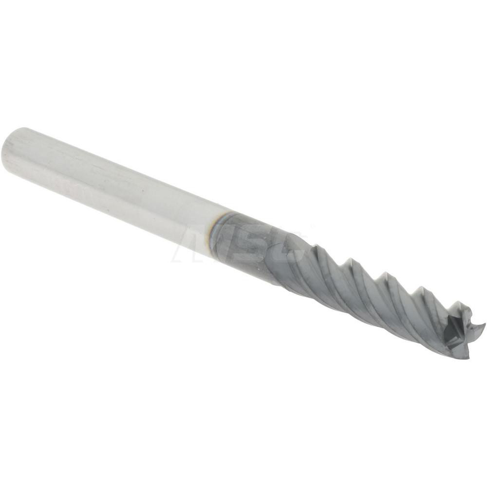 Accupro - Square End Mill: 3.00 mm Dia, 12.00 mm LOC, 4 Flute, Solid ...