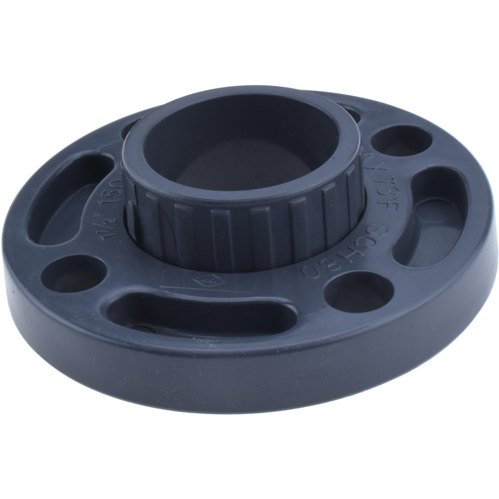 PRO-SOURCE - 1-1/2" Pipe, 5" OD, PVC Socket Pipe Flange | MSC Direct