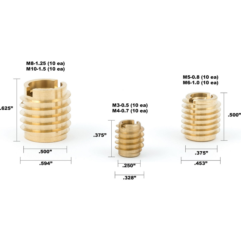 E-Z LOK - Thread Repair Kits: Kit Type: Threaded Insert; Insert Thread ...