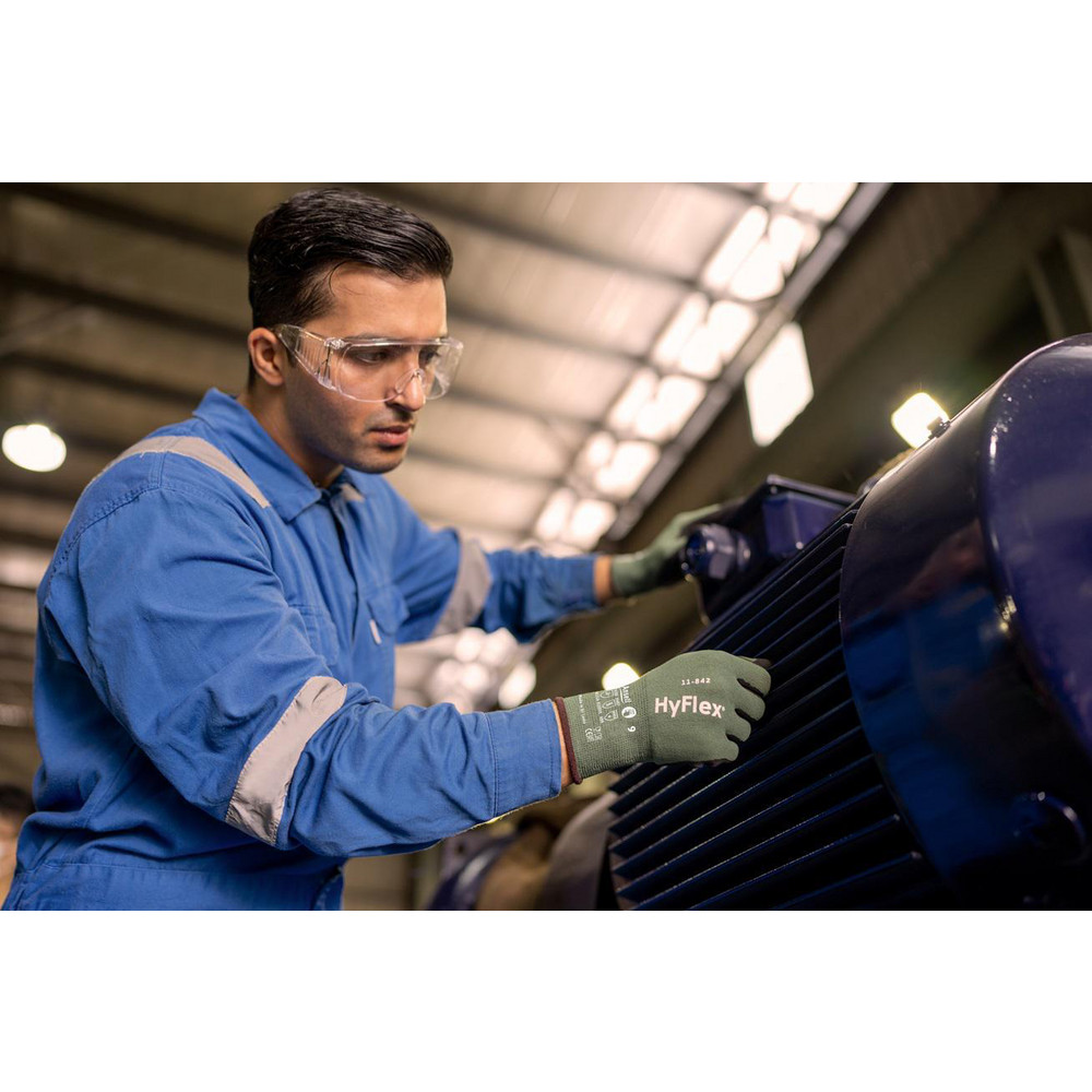 Ansell - Work Gloves: HyFlex® 11-842, Size X-Large, Foam Nitrile-Coated ...
