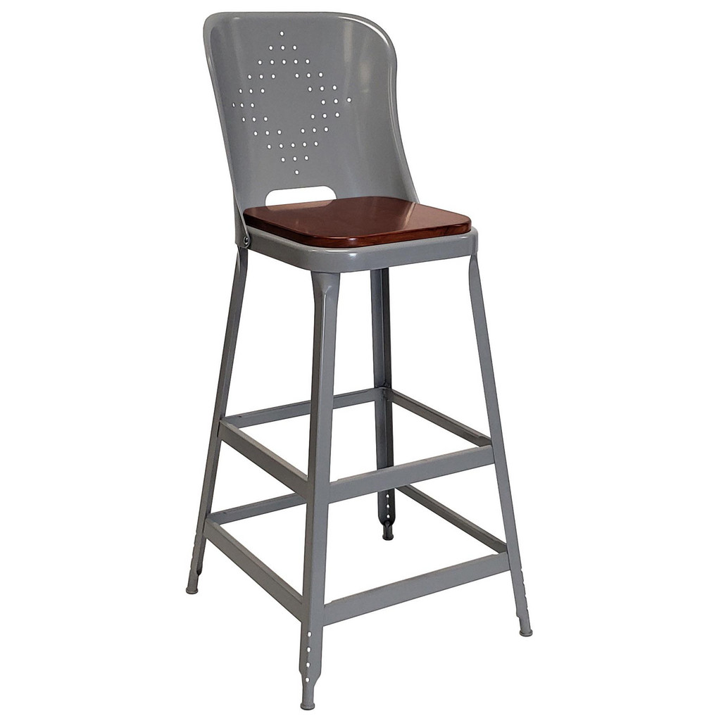 Lyon - Stationary Stools: Seat Depth: 13 in; Seat Width: 13 in; Product ...
