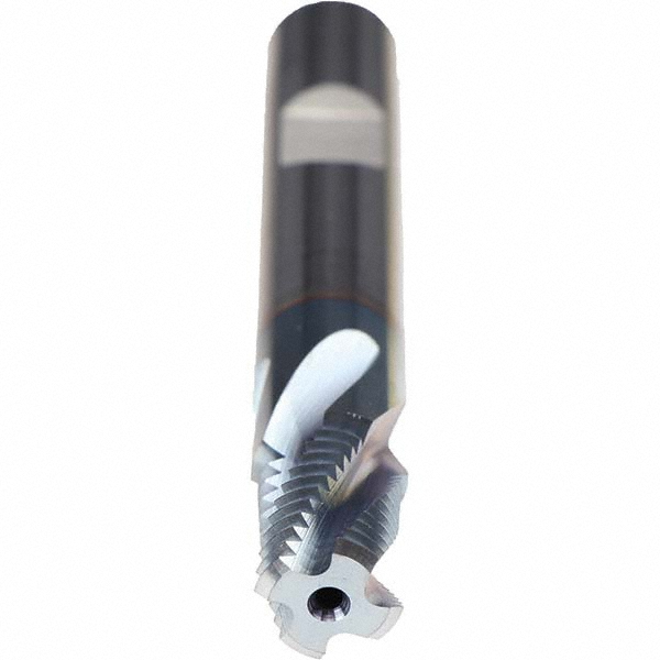 Emuge - Helical Flute Thread Mill: 3/8-18, Internal, 4 Flute, 12.00 mm ...