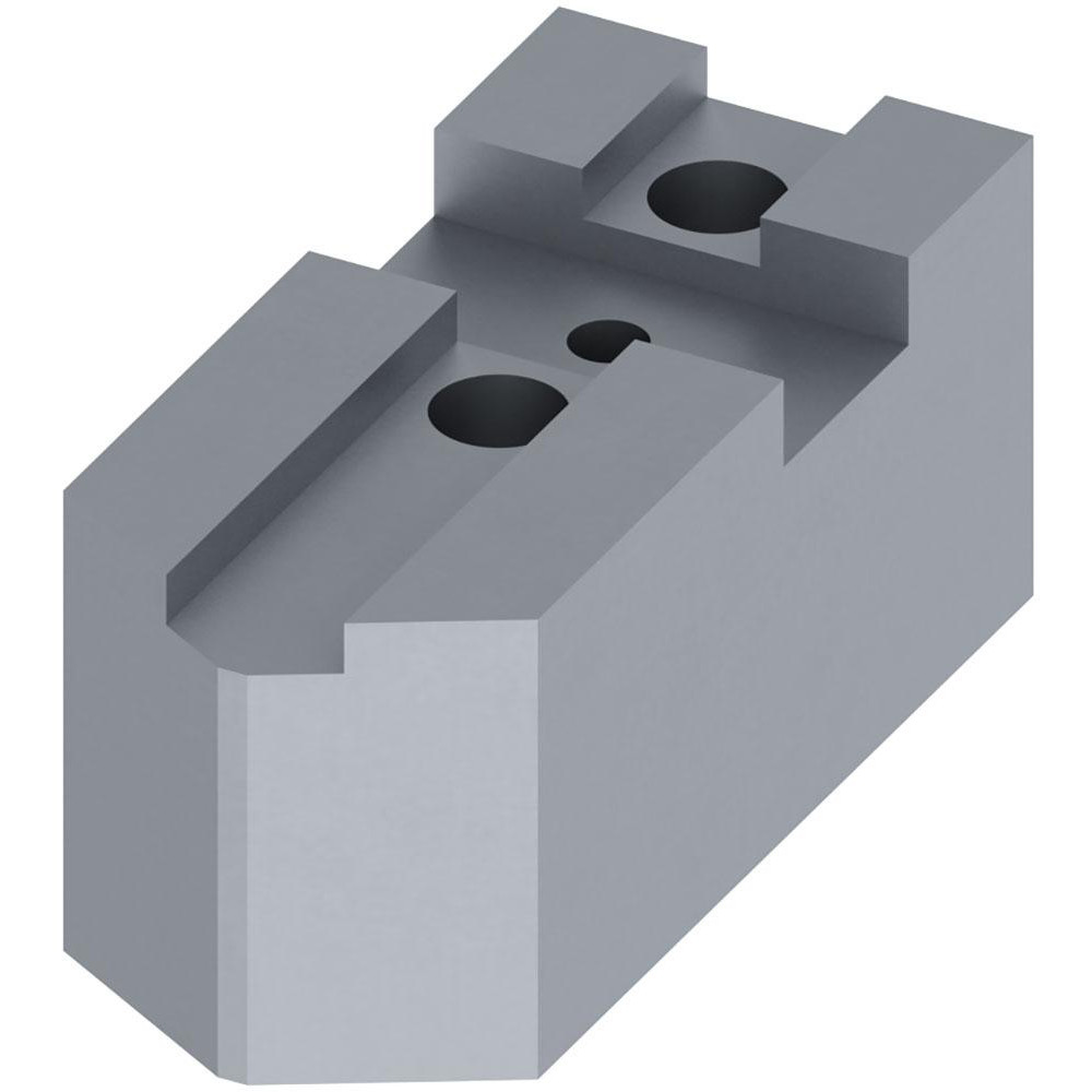 Abbott Workholding Products - Soft Lathe Chuck Jaw: Serrated | MSC Direct