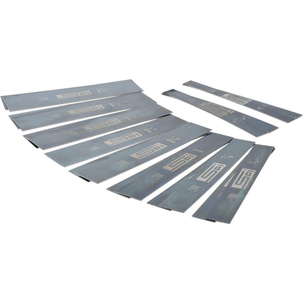 SPI - 20 Piece, 6 Inch Long x 1/32 Inch Thick, Thin Parallel Set | MSC ...