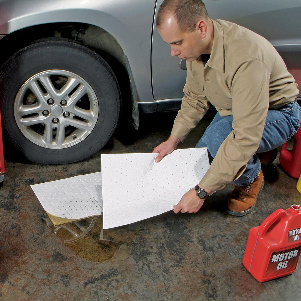 New Pig - Sorbent Mat: For Wet Conditions, 20" Long, 16.5" Wide | MSC ...