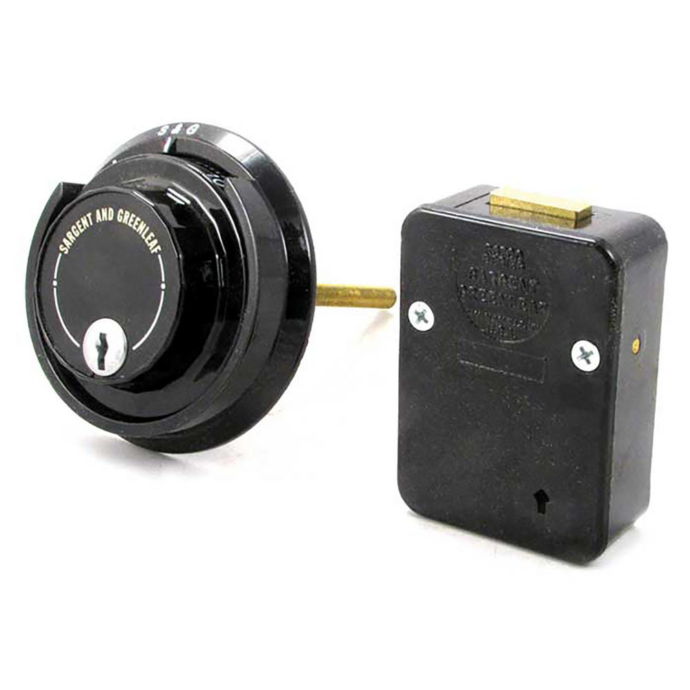 National Hardware - Combination Safe Locks: 3.000, Brass, Black, Yes ...