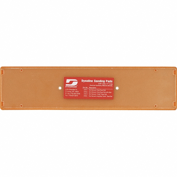 Dynabrade - 11 x 2-3/4" Rectangular Hook Face Backing Pad | MSC Direct