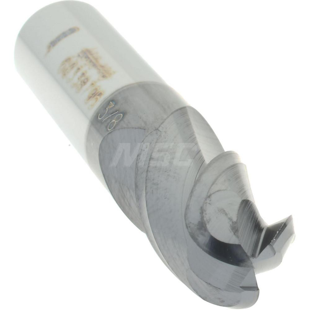 Accupro - Ball End Mill: 3/8" Dia, 5/8" LOC, 3 Flute, Solid Carbide ...