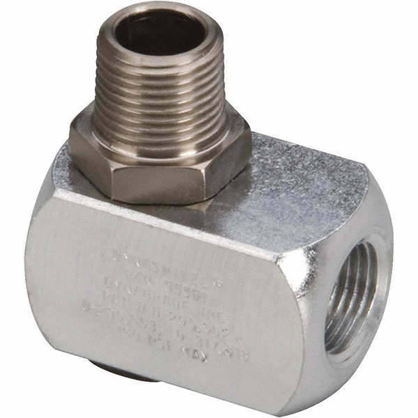Dynabrade - Pneumatic Single Pivot Fitting: 3/8" Male NPT, Universal ...