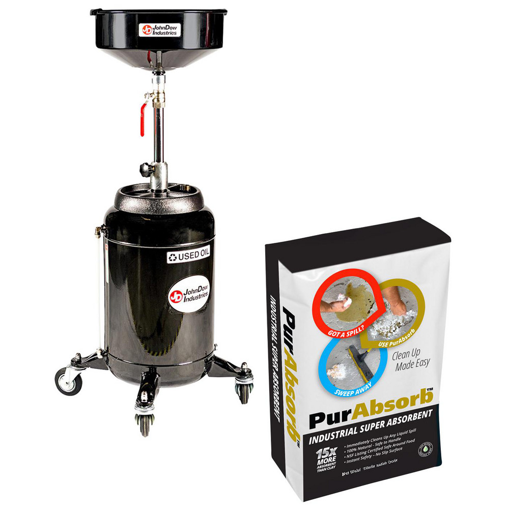 JohnDow - Oil Drain Container: 16 gal, 19" Dia, 36" Wide, 20" High ...