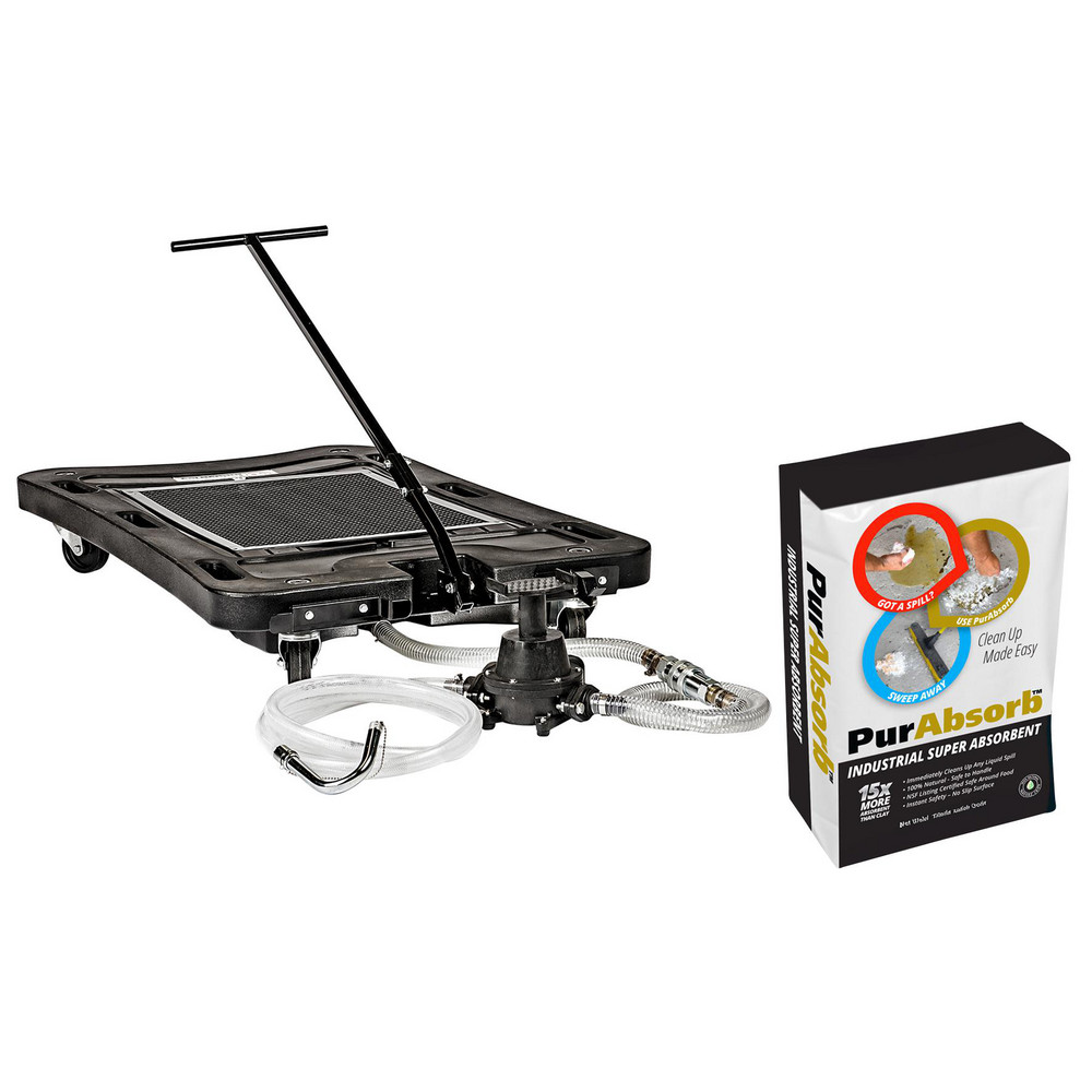 JohnDow - Oil Drain Container: 17 gal, 49" OAL, 30" Wide, 7-3/4" High ...