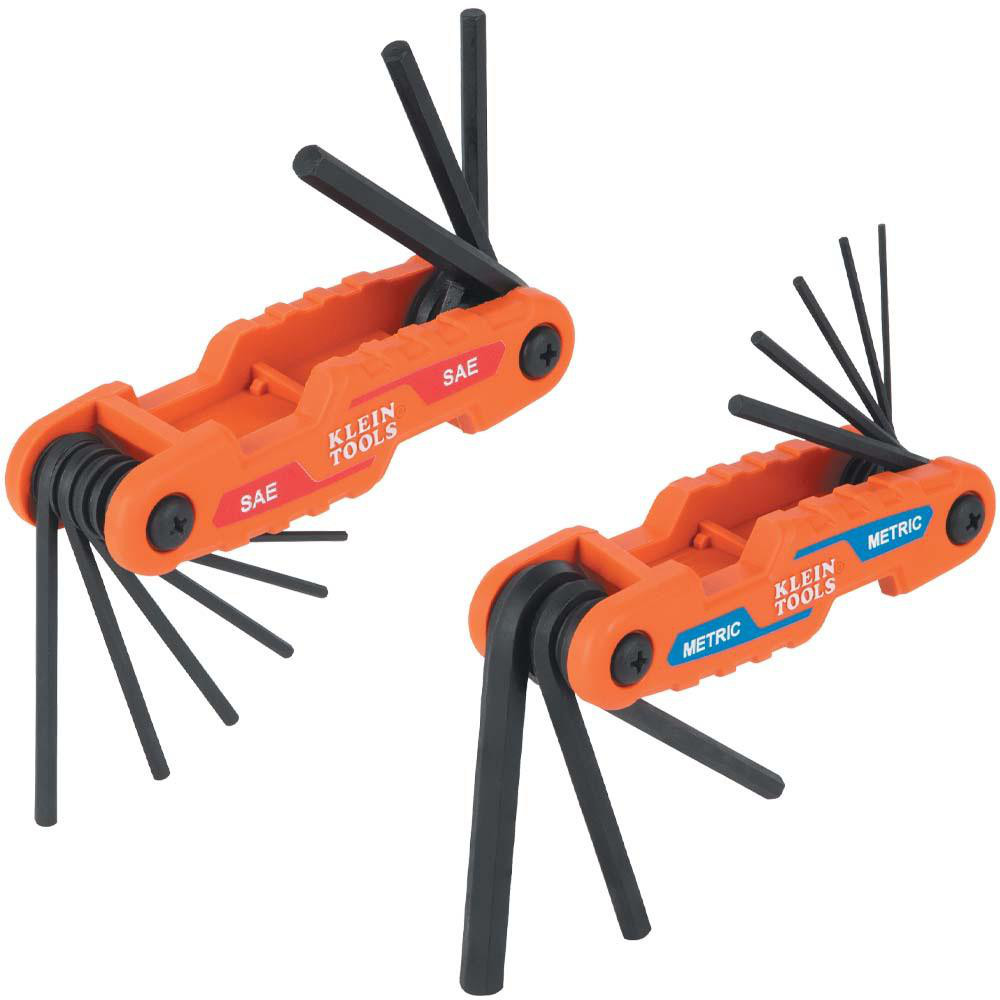 Klein Tools - Hex Key Sets: Tool Type: Compact Folding; Handle Type ...