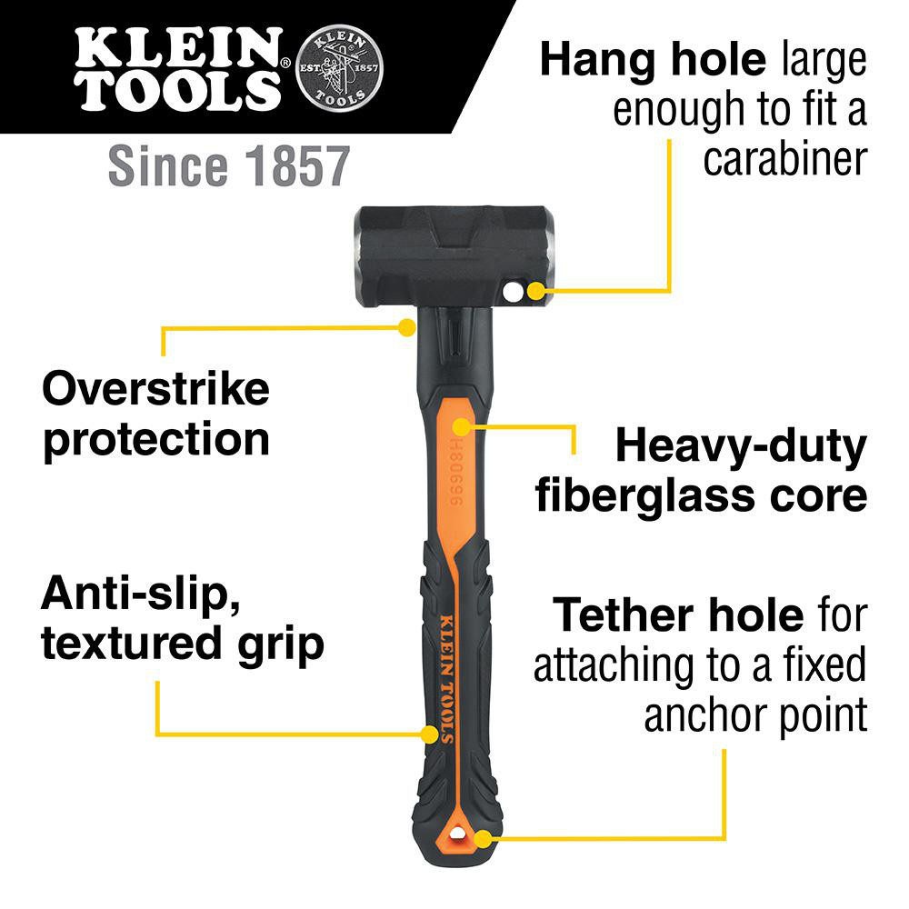 Klein Tools - Sledge Hammers: Head Weight (Lb.): 6; Tool Type: Sledge ...