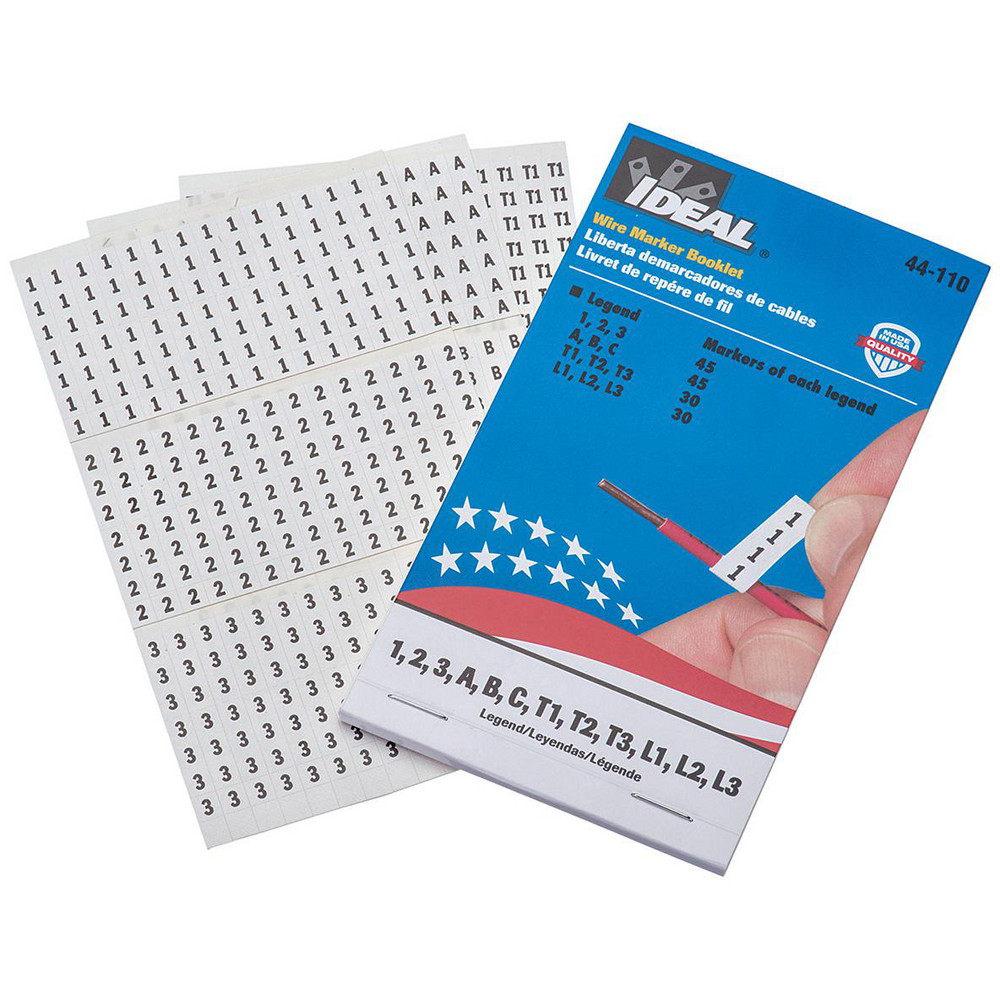 Ideal - Wire Marker Books & Pens: Book Type: Numeric, Alphanumeric ...