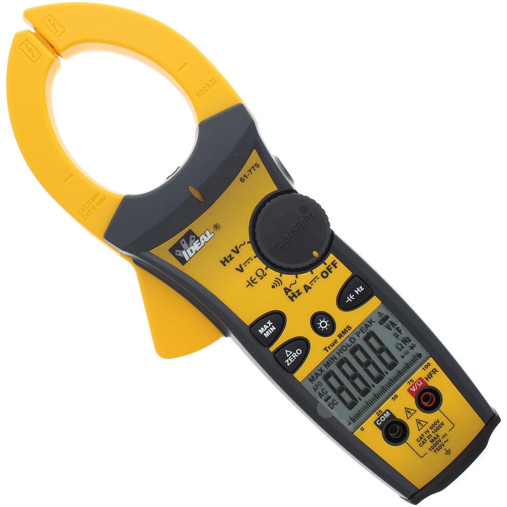Ideal - Clamp Meters: Clamp Meter Type: Auto Ranging, Voltage; Measures ...
