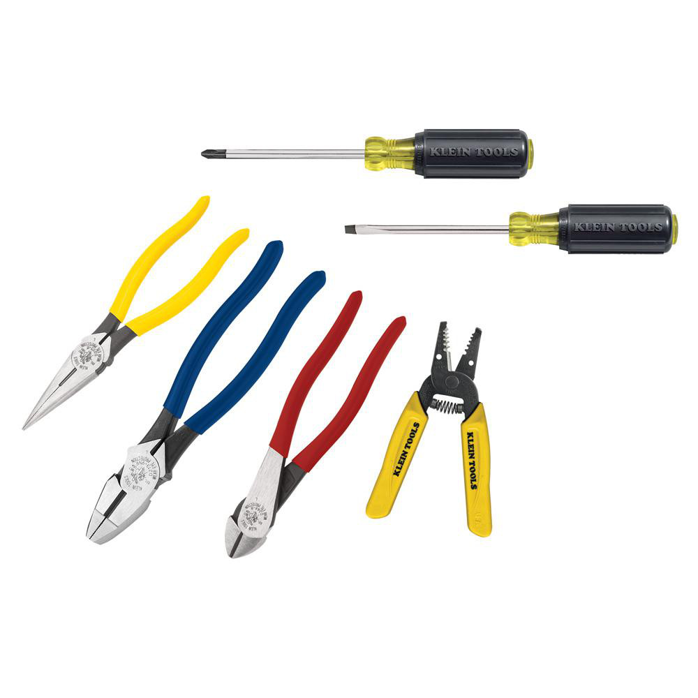 Klein Tools - Combination Hand Tool Sets: Apprentice Tool Set, 6 ...