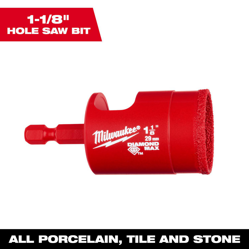 Milwaukee Tool - Hole Saw: 1-1/8" Saw Dia, 1-1/2" Cut Depth | MSC Direct
