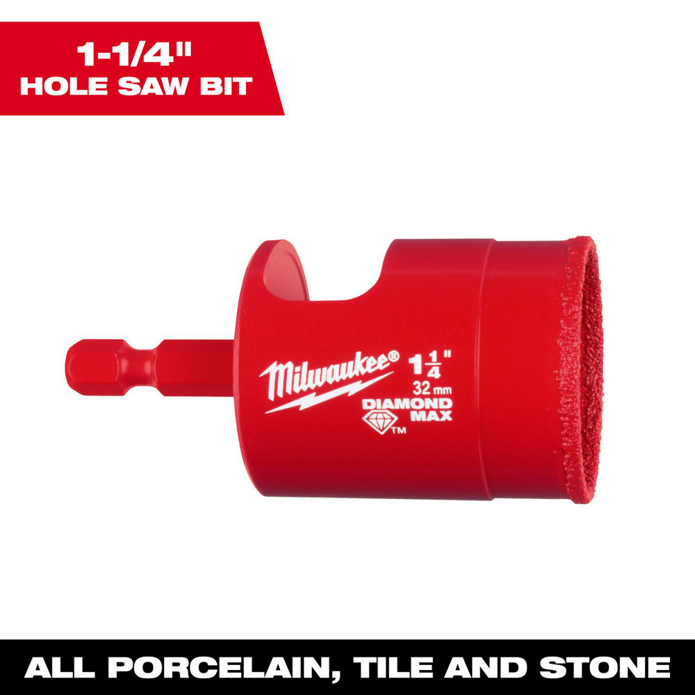Milwaukee Tool - Hole Saw: 1-1/4" Saw Dia, 1-1/2" Cut Depth | MSC Direct