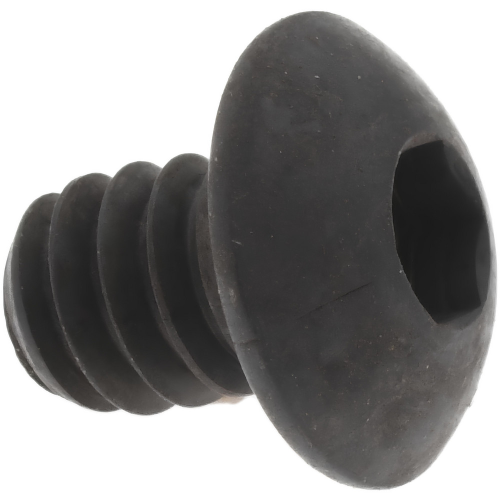 Made in USA - Button Socket Cap Screw: #10-24, 1/4" Length Under Head ...