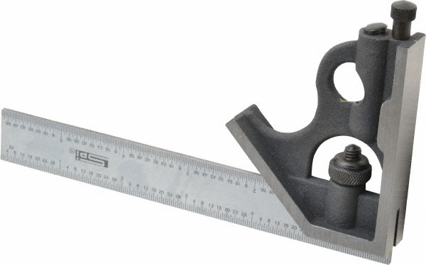 SPI - 2 Piece, 6" Combination Square Set - 60591849 - MSC Industrial Supply