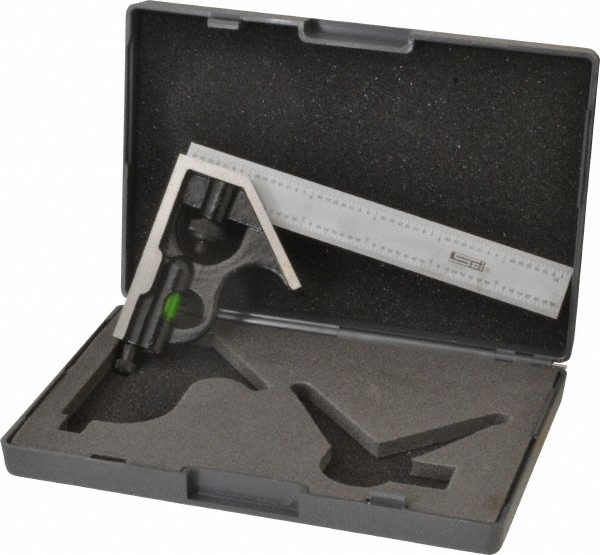 SPI - 2 Piece, 6" Combination Square Set - 60592029 - MSC Industrial Supply