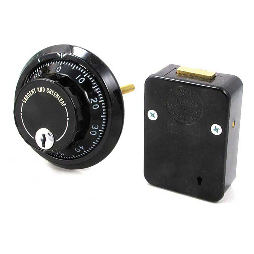 National Hardware - Combination Safe Locks: 3.000, Brass, Black, Yes ...