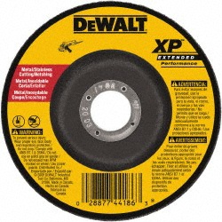 DeWALT - Depressed-Center Wheel: Type 27 & Type 42, 7" Dia, 3/32" Thick ...