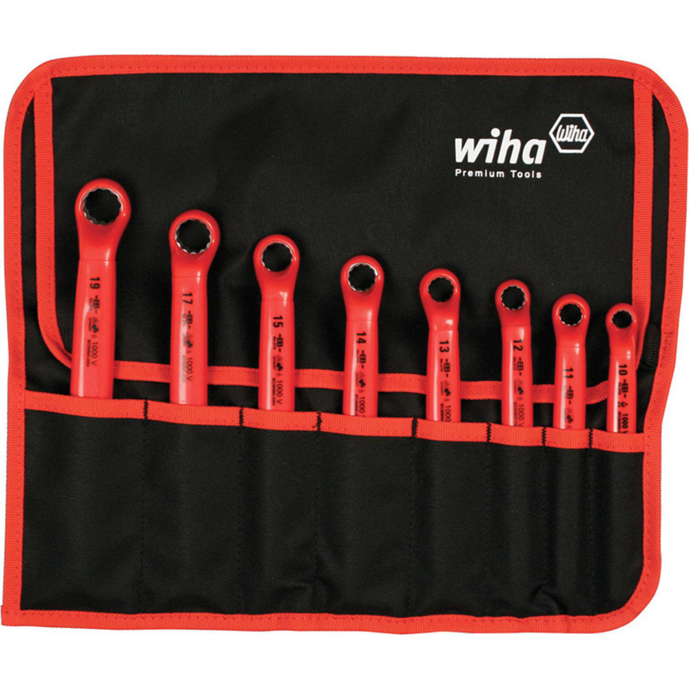 Wiha - Deep Offset Wrench Set: 8 Pc, 10 mm - 19 mm Wrench, Metric | MSC ...