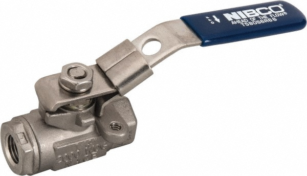 NIBCO - Standard Manual Ball Valve: 1/4" Pipe, Standard Port | MSC Direct