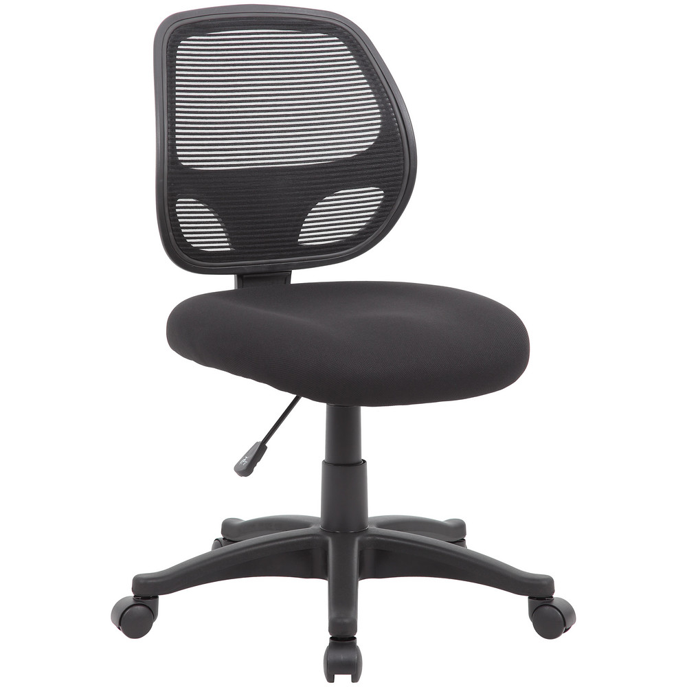 Boss Office Products - Task Chair Task Chair: Mesh & Fabric, 23" Seat ...