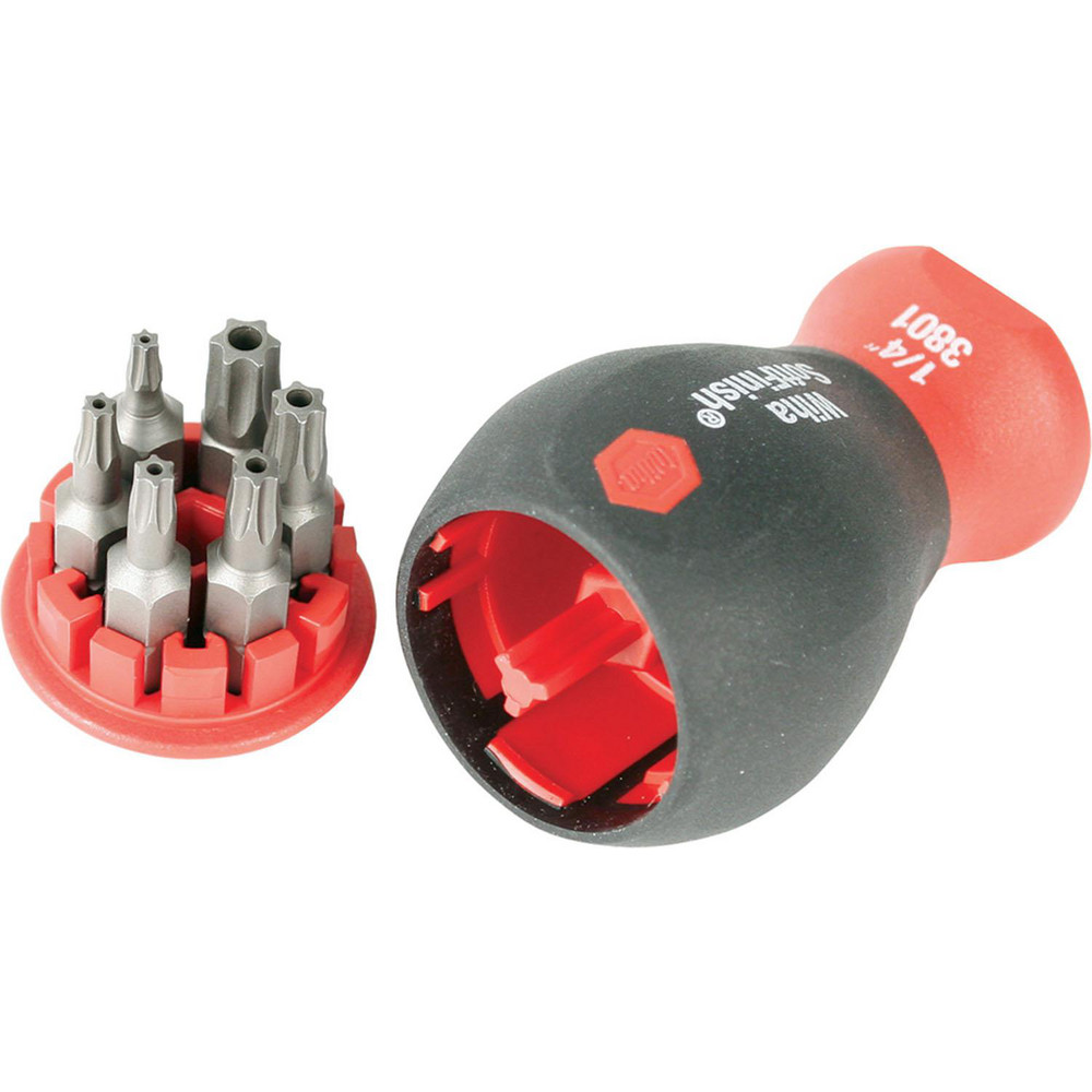 Wiha - Bit Screwdrivers: Type: Stubby Multi-Bit Driver | MSC Direct