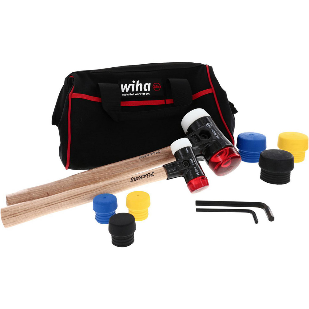 Wiha - Hammer & Mallet Sets; Set Type: Soft Face Hammer Set; Head ...