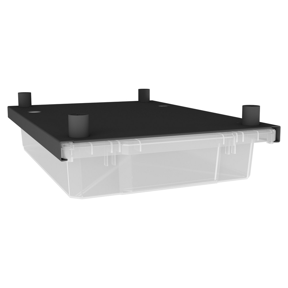Space Solutions - Stack & Nest Bin: 16-3/4" Long, 12" Wide, 3" High ...