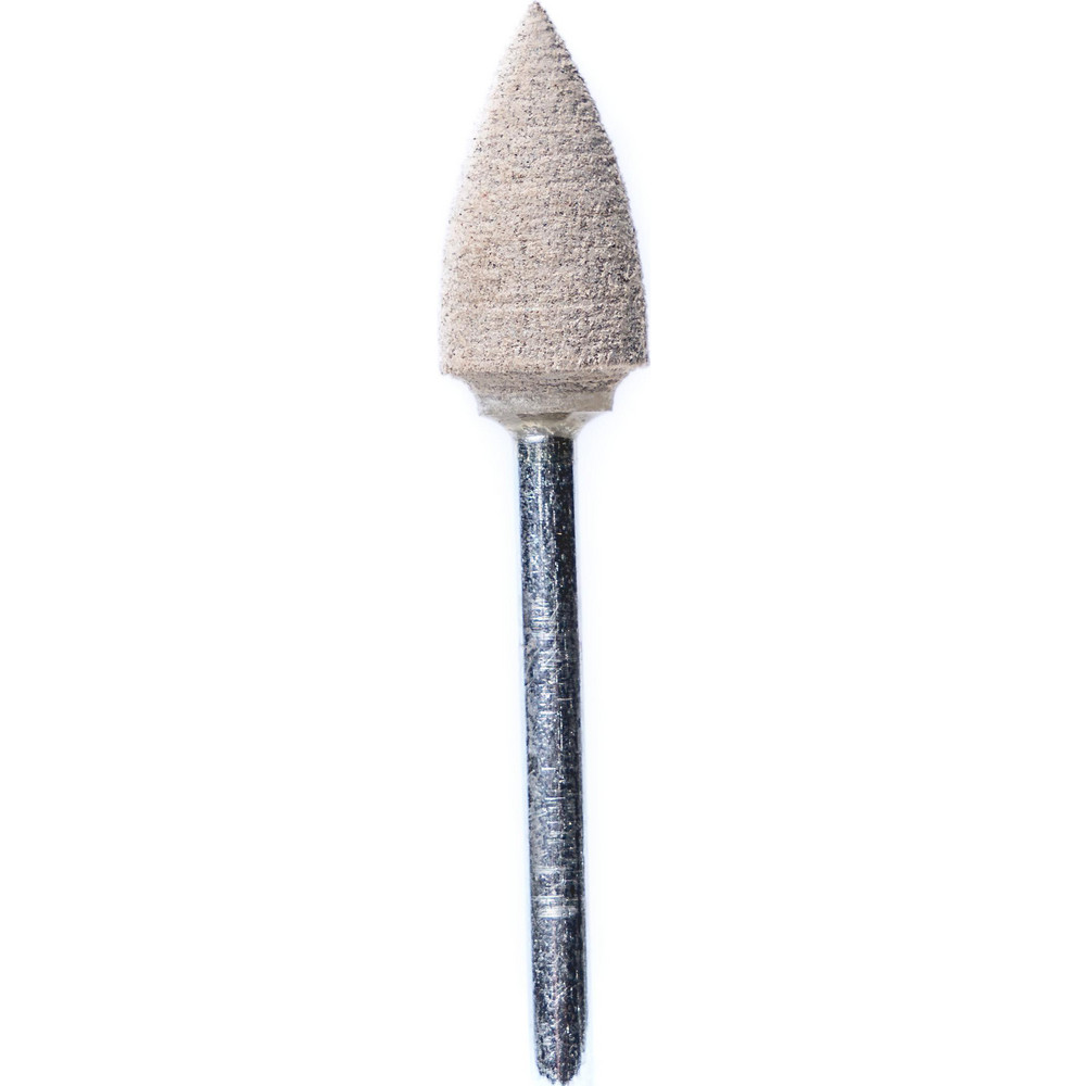 Rex Cut Abrasives - Mounted Point: 3/8" Head Dia, 3/4" Thick, 1/4 ...