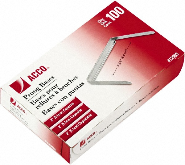 ACCO - Pack of (100), 100 Piece Paper File Fasteners | MSC Direct