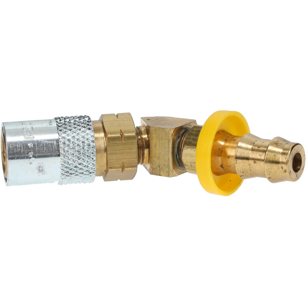 Parker - Hydraulic Hose 45 deg Push-Lok Barb Coupler: 200 psi | MSC Direct