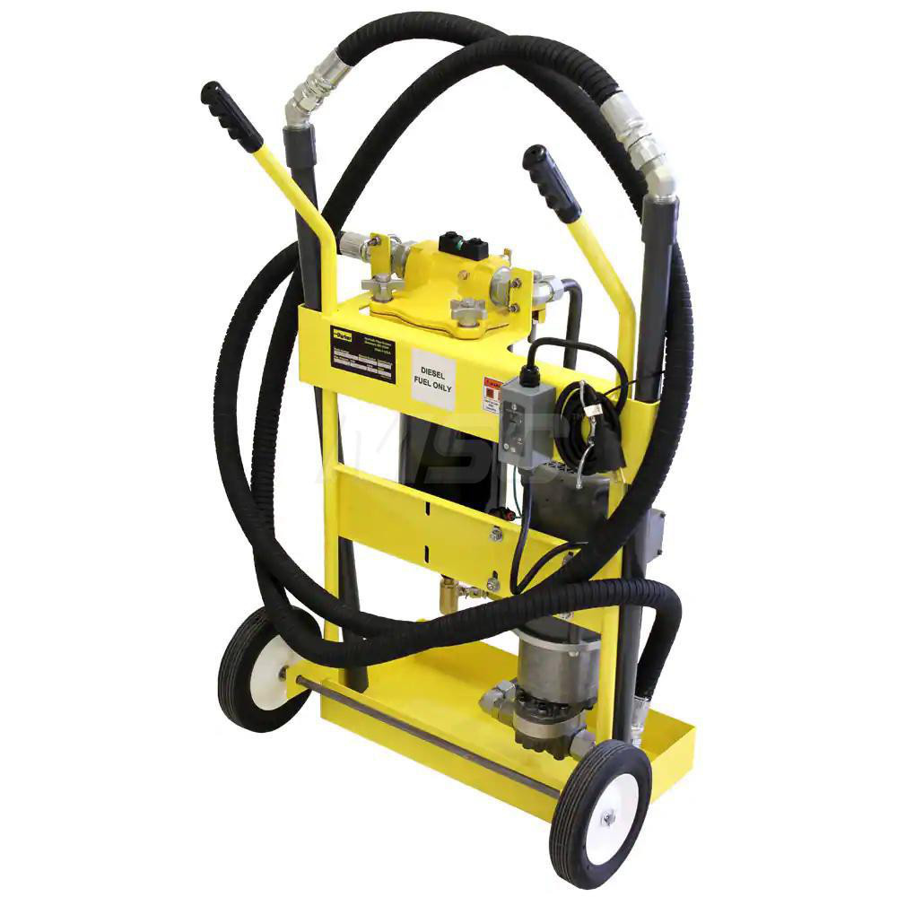 Parker - 16 GPM, 1" Hose Diam, Diesel Gear Tank Pump & Motor with a ...