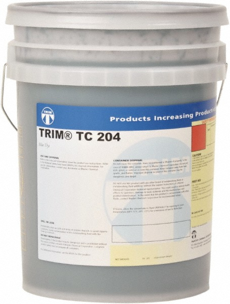 Master Fluid Solutions - TRIM TC 204 5 Gal Pail Blue Dye - 60973740 ...
