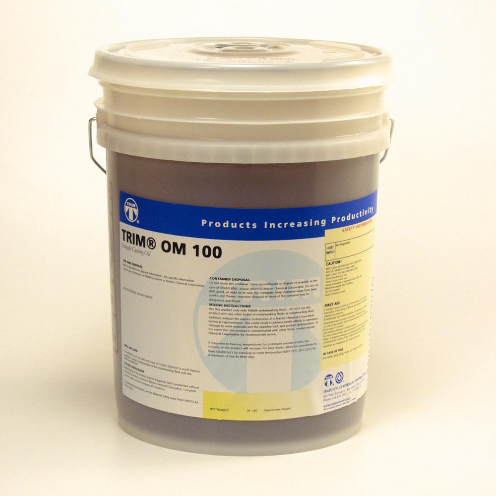 Master Fluid Solutions - TRIM® OM 100, Nonchlorinated Cutting Oil, 5 ...